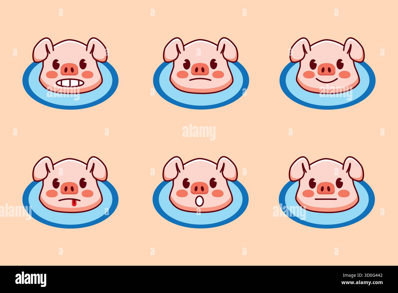 Cute children mascot Stock Vector Images - Alamy