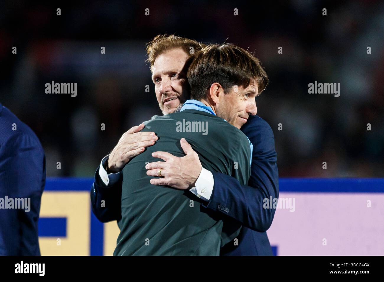 Santiago, Chile - October 19: Argentina Head Coach Diego Placente and ...