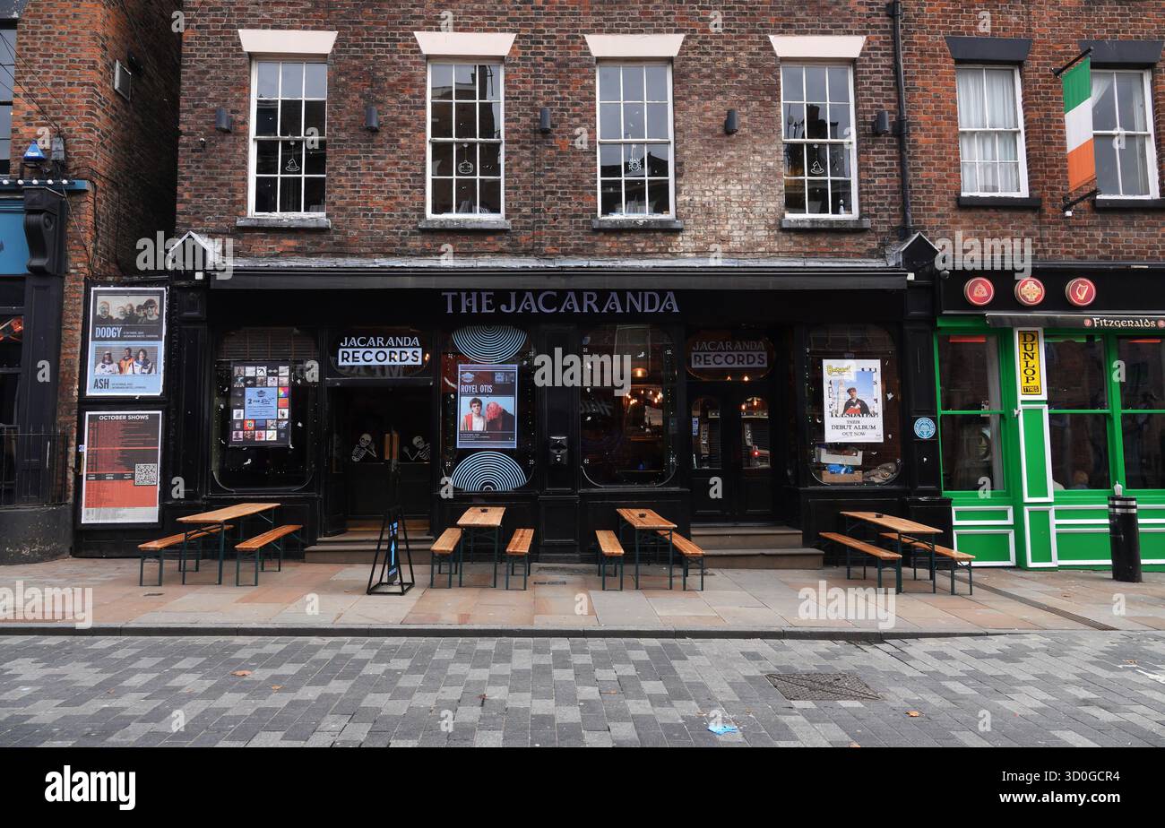 The Jacaranda on Slater Street, Liverpool’s iconic bar, record store ...