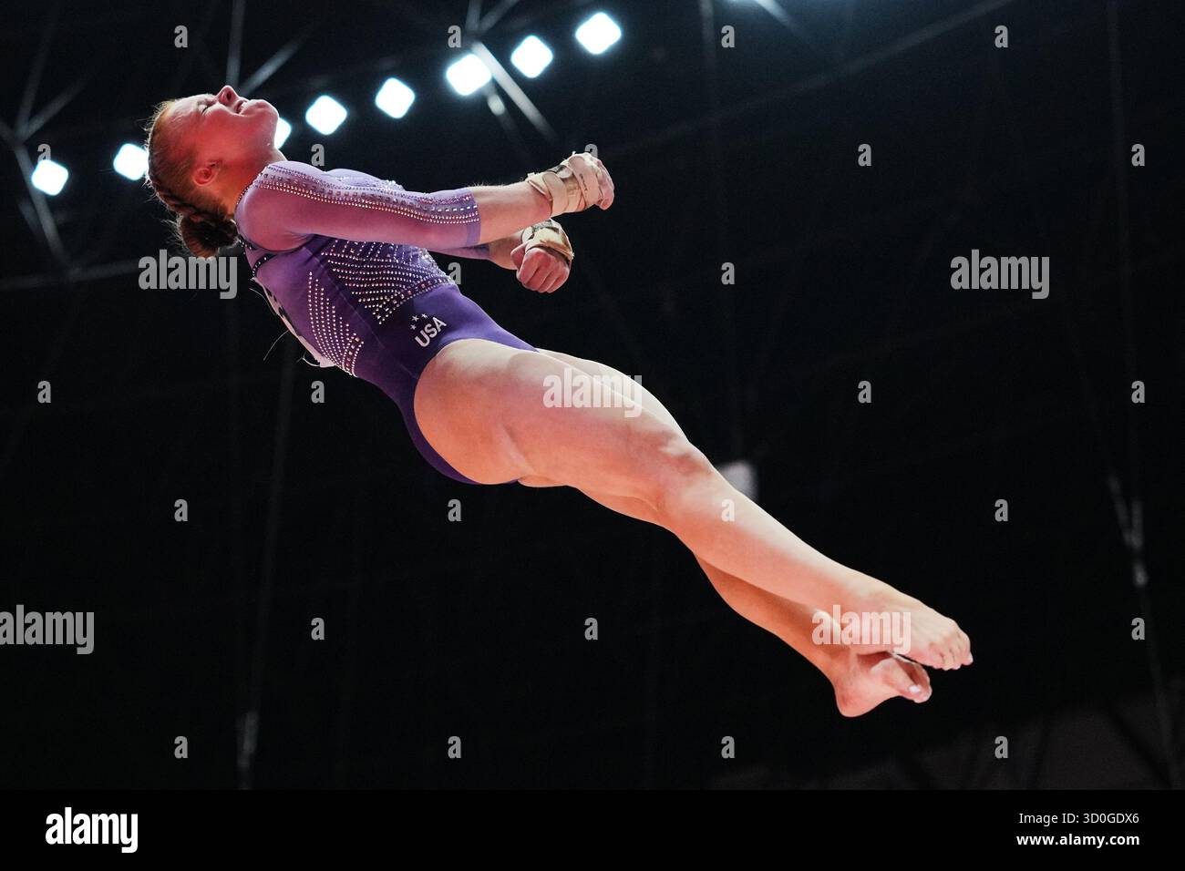 Dulcy Caylor of United States competes in the Women's All-Around Final ...