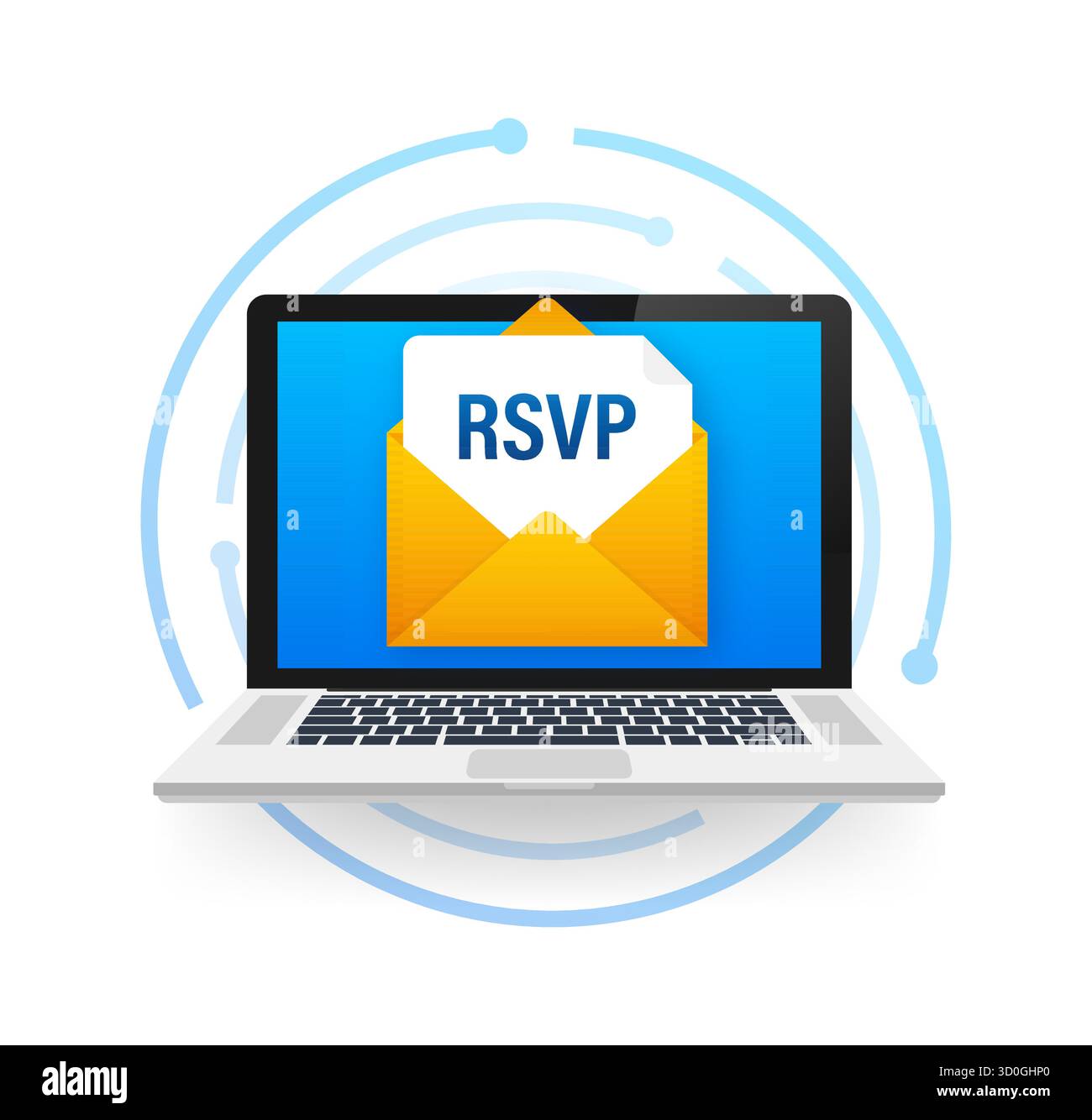 Displaying interface on screen Stock Vector Images - Alamy