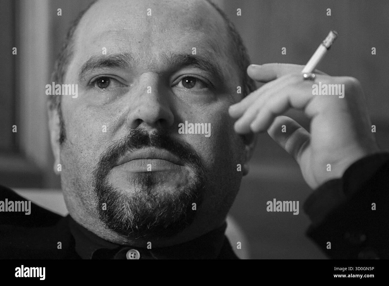 Film interview Black and White Stock Photos & Images - Alamy