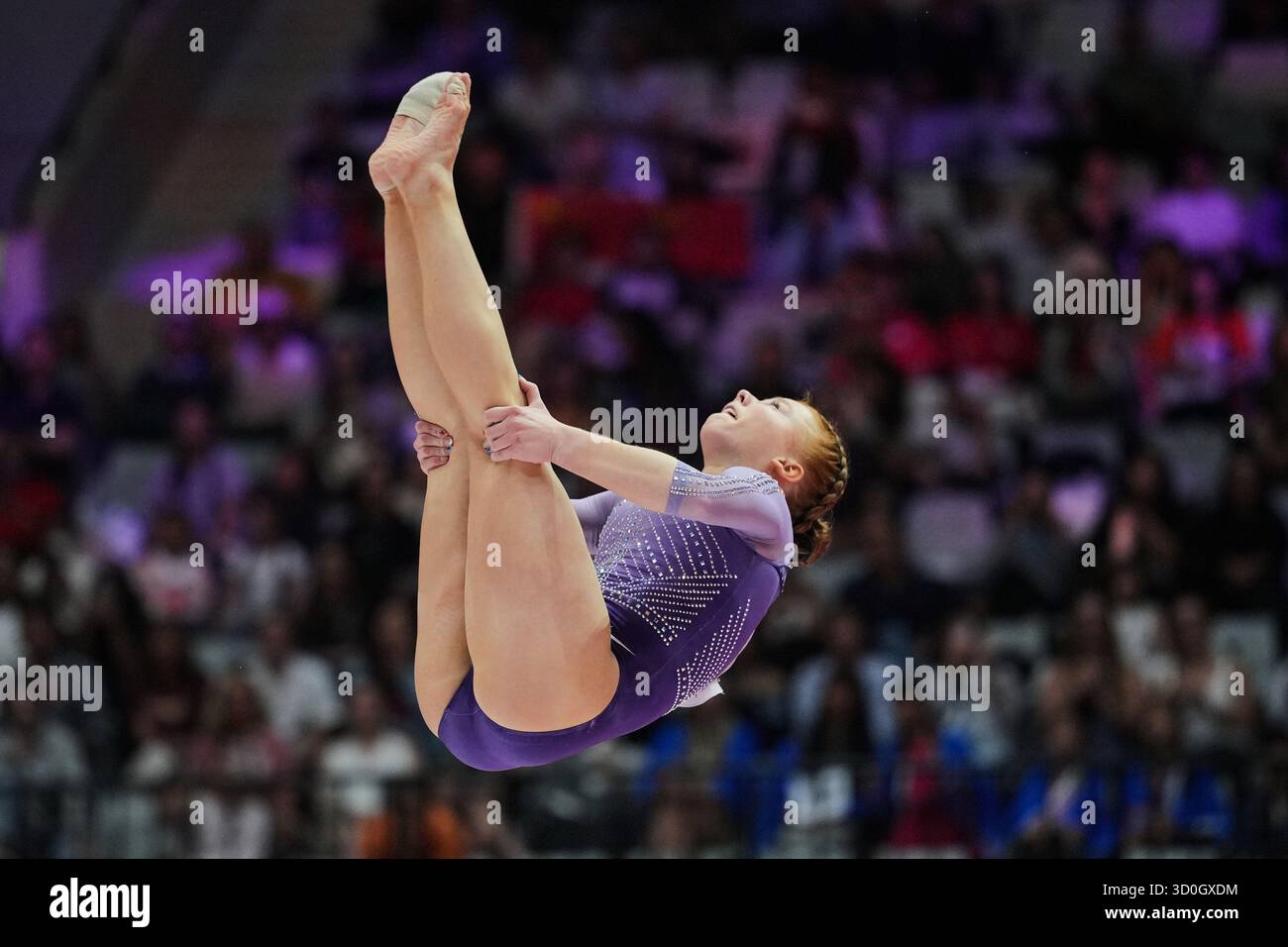 Dulcy Caylor of United States competes in the Women's All-Around Final ...
