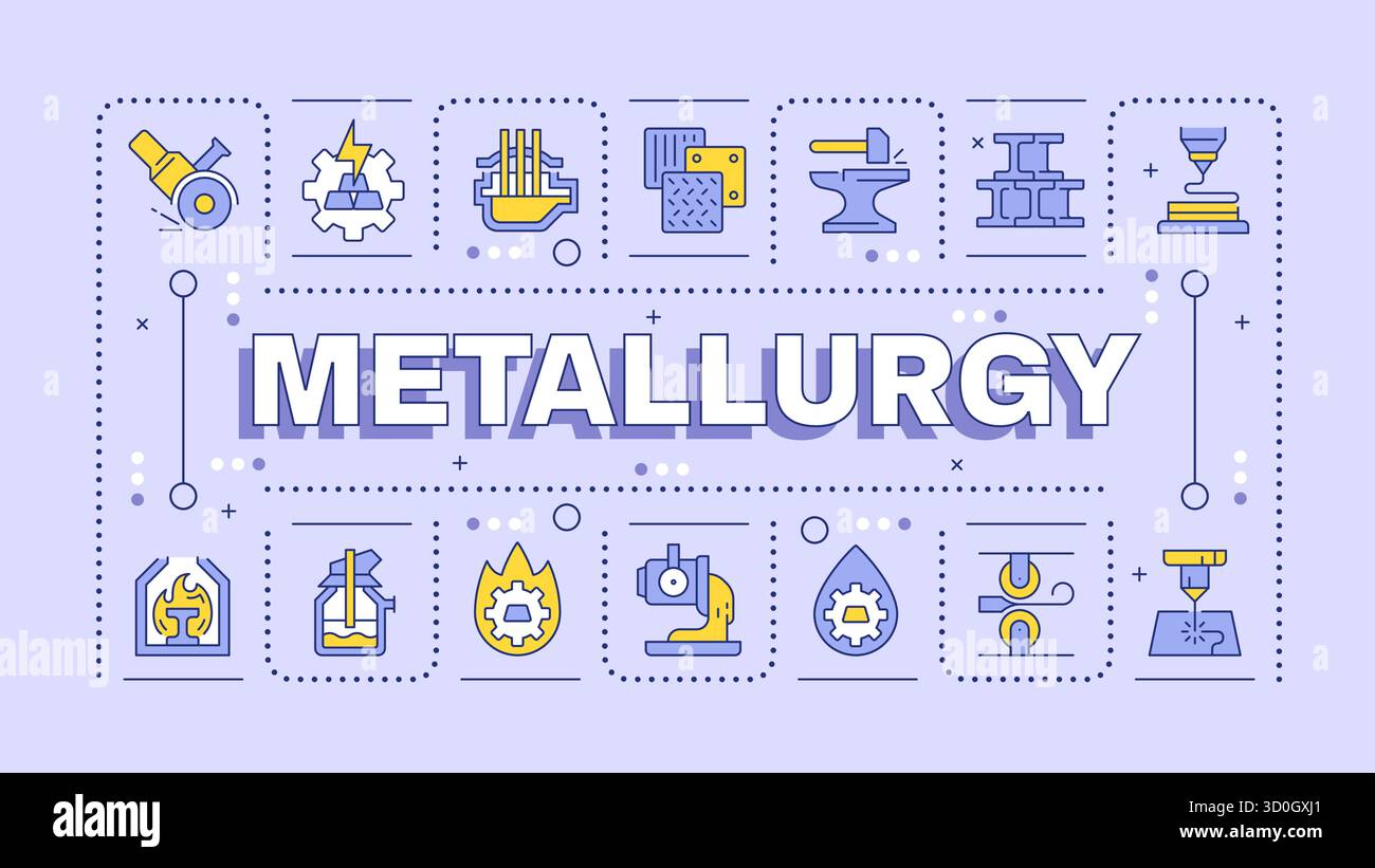 Metal industry plant banner Stock Vector Images - Alamy