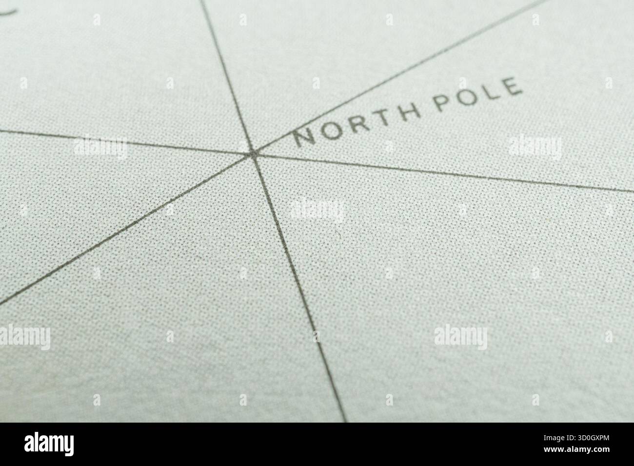 North pole map hi-res stock photography and images - Alamy