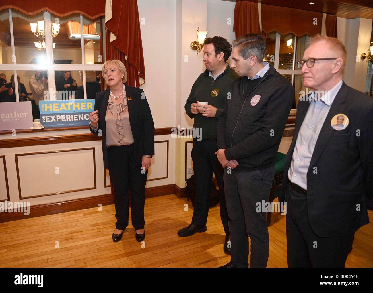 Fine Gael candidate Heather Humphreys with Brendan Travers, Tanaiste ...