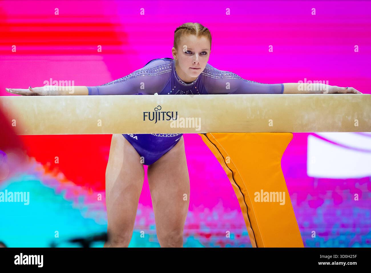JAKARTA - Dulcy Caylor (USA) during the women’s allround final at the ...
