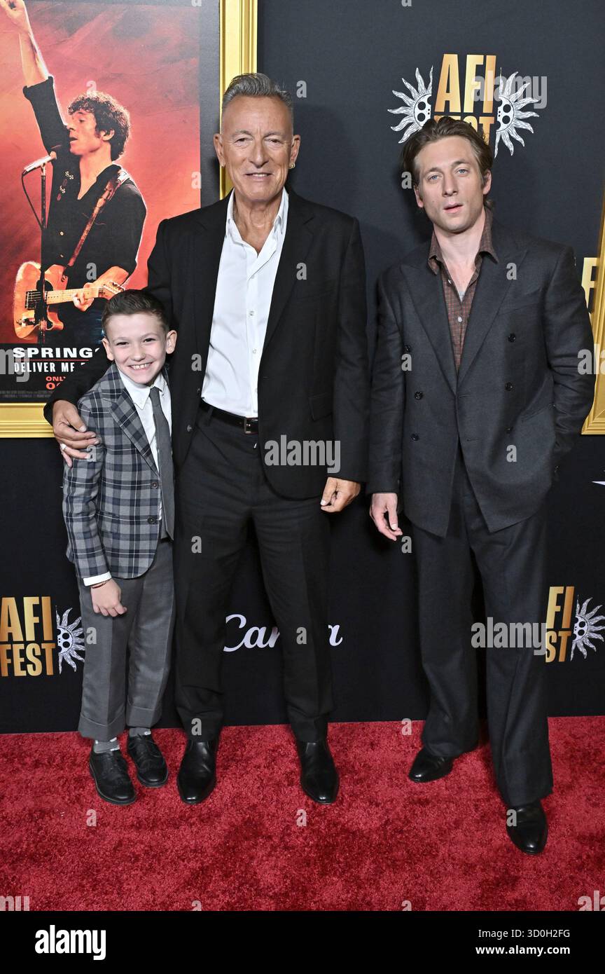 Matthew anthony pellicano jr and bruce springsteen hi-res stock ...