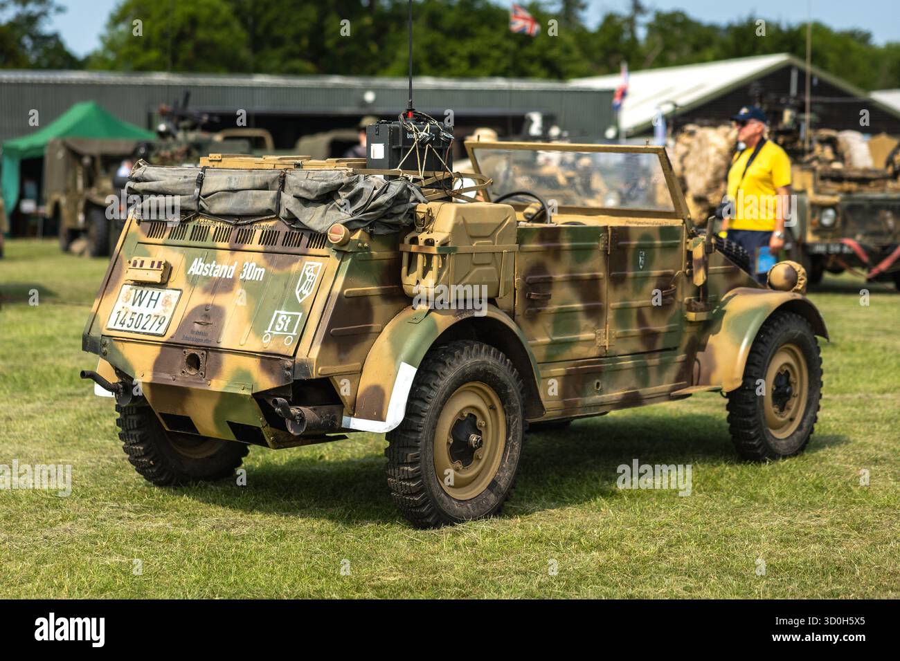 World War 2 Volkswagen Kübelwagen, on display at the Shuttleworth ...