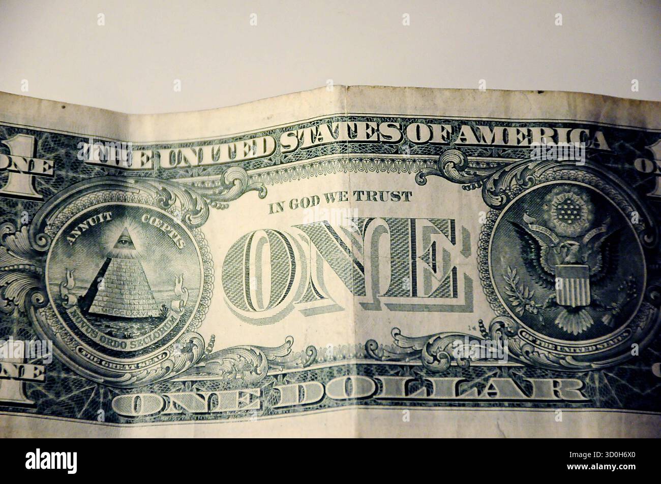 Copenhagen/ Denmark/23 OCT. 2025/American dollar bill in one dollar ...