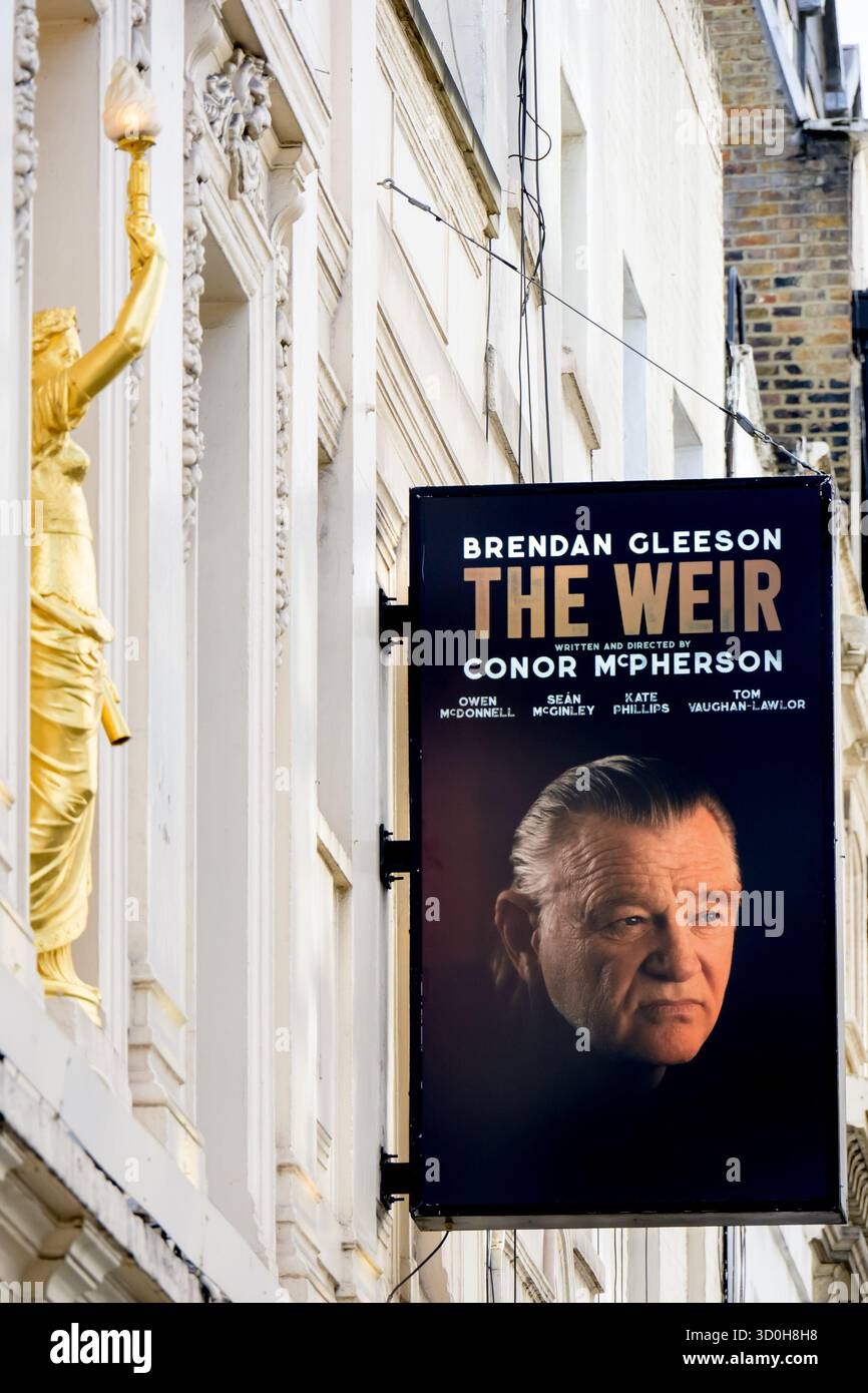 London, UK. 'The Wier' (Conor McPherson) staring Brendan Gleeson at the ...