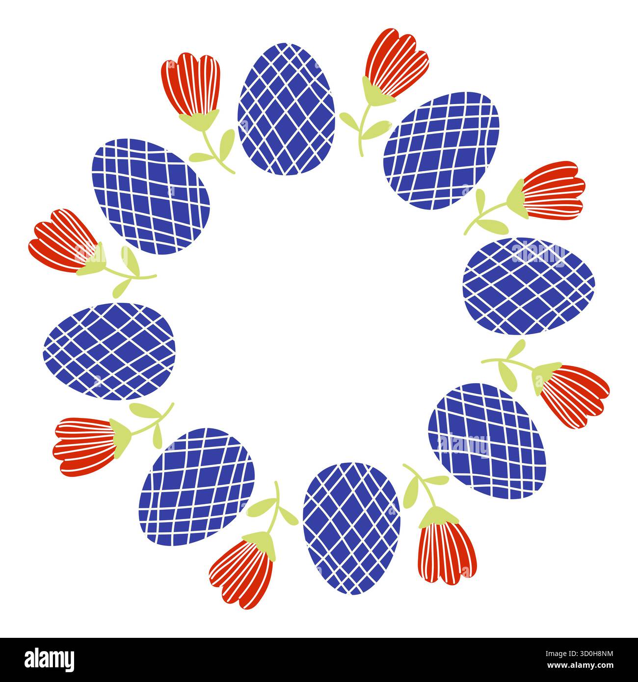Blue motifs of leaves Stock Vector Images - Alamy