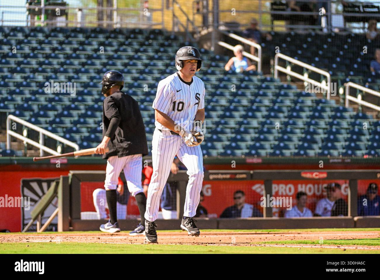 Salt River Rafters second baseman Sam Anonacci (10) walks in the first ...