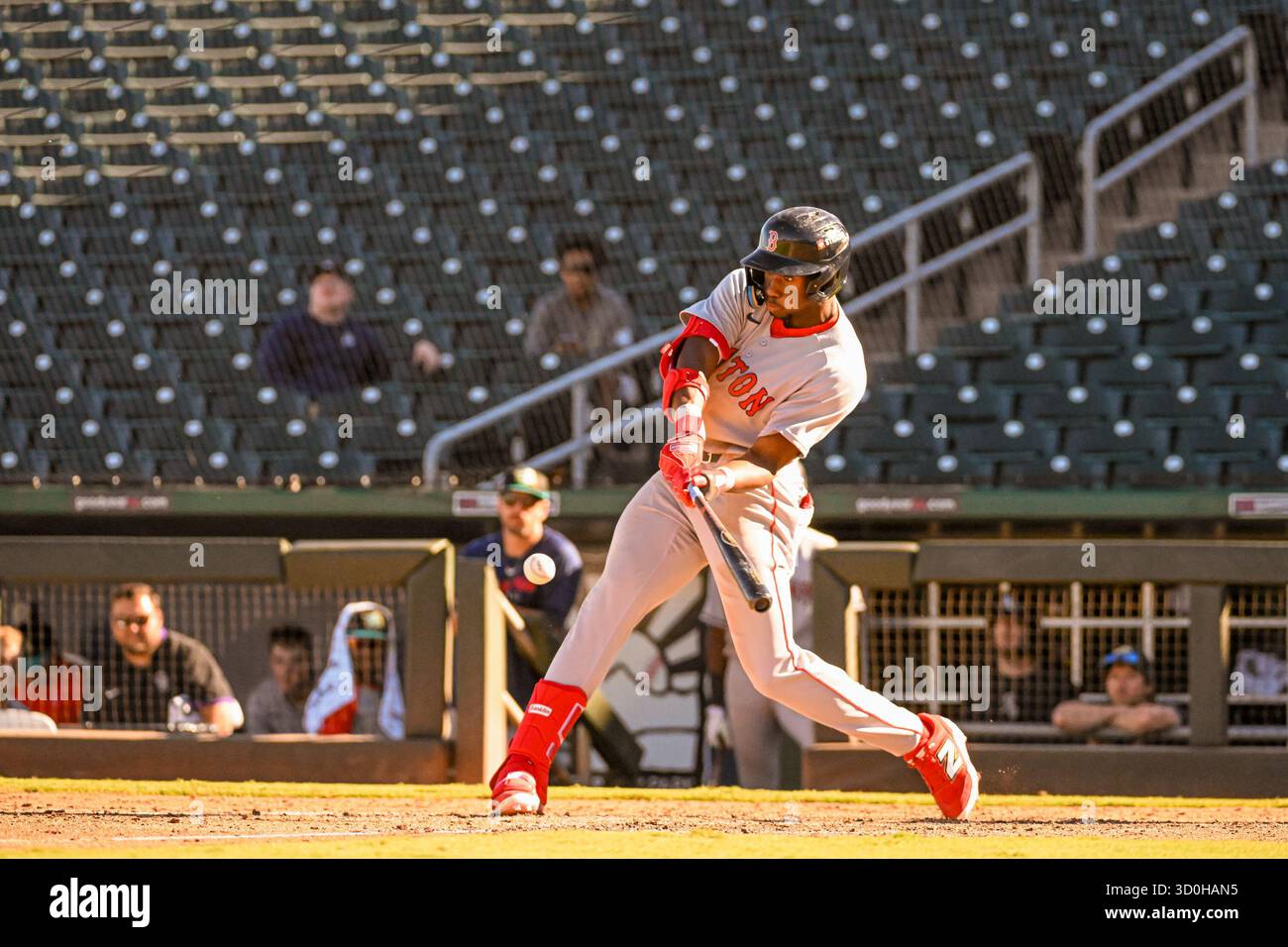 Salt River Rafters center fielder Nelly Taylor (3) grounds out in the ...
