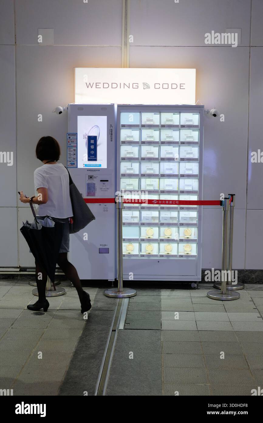 A Wedding Code automated wedding and engagement ring vending machine ...