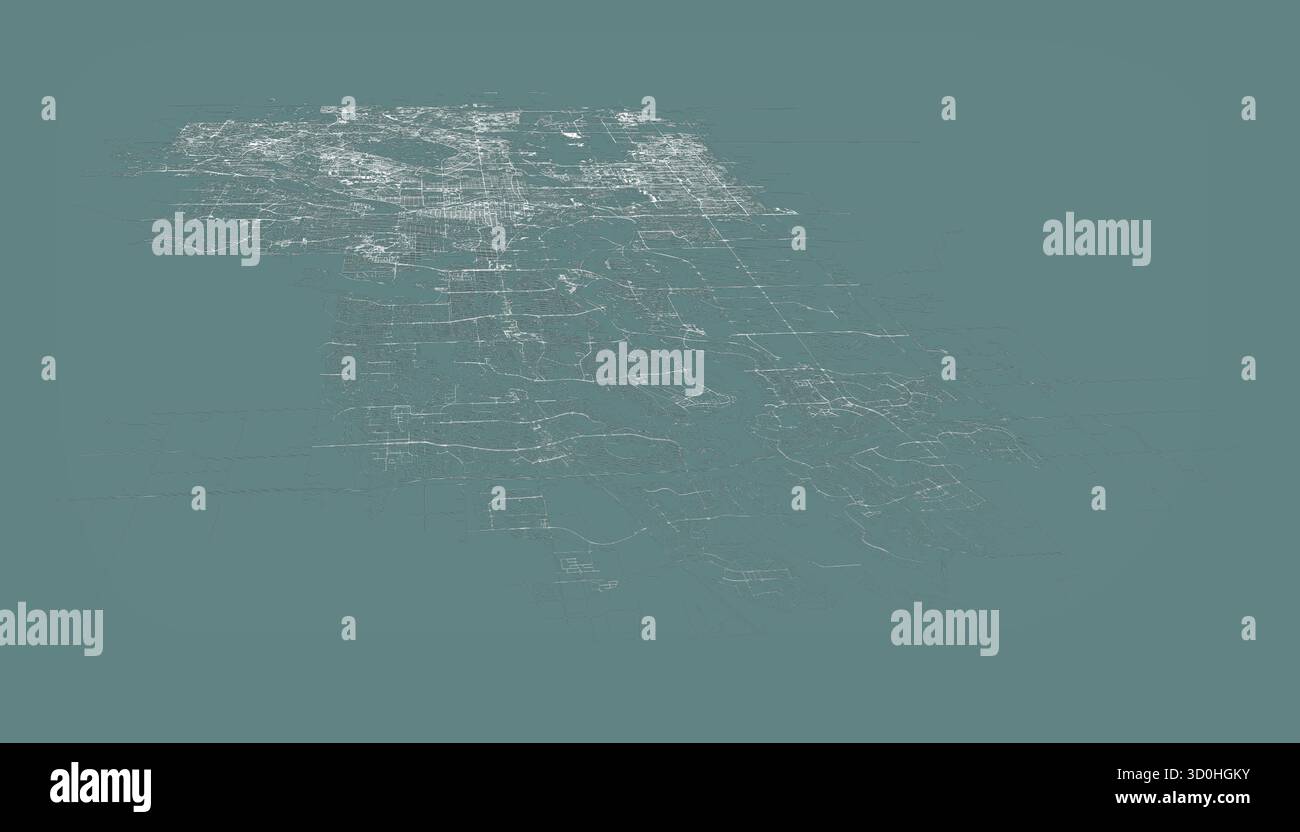 Calgary City in Canada street road map,vector outline illustration ...