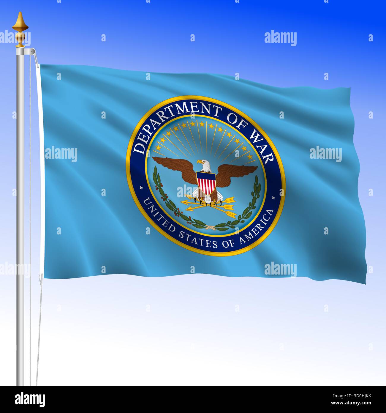 American flag waving on new Stock Vector Images - Alamy