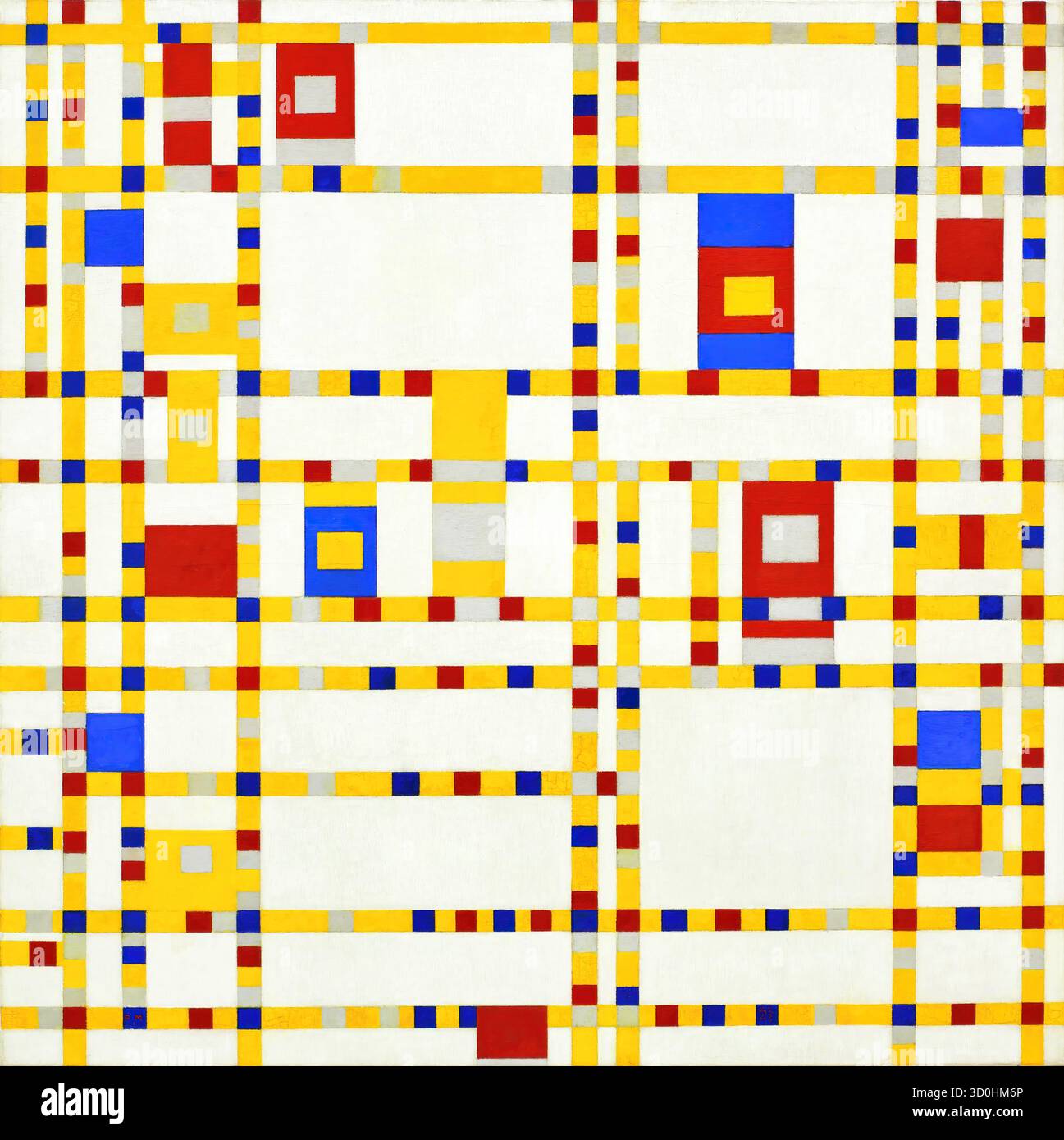 Mondrian wall Stock Vector Images - Alamy
