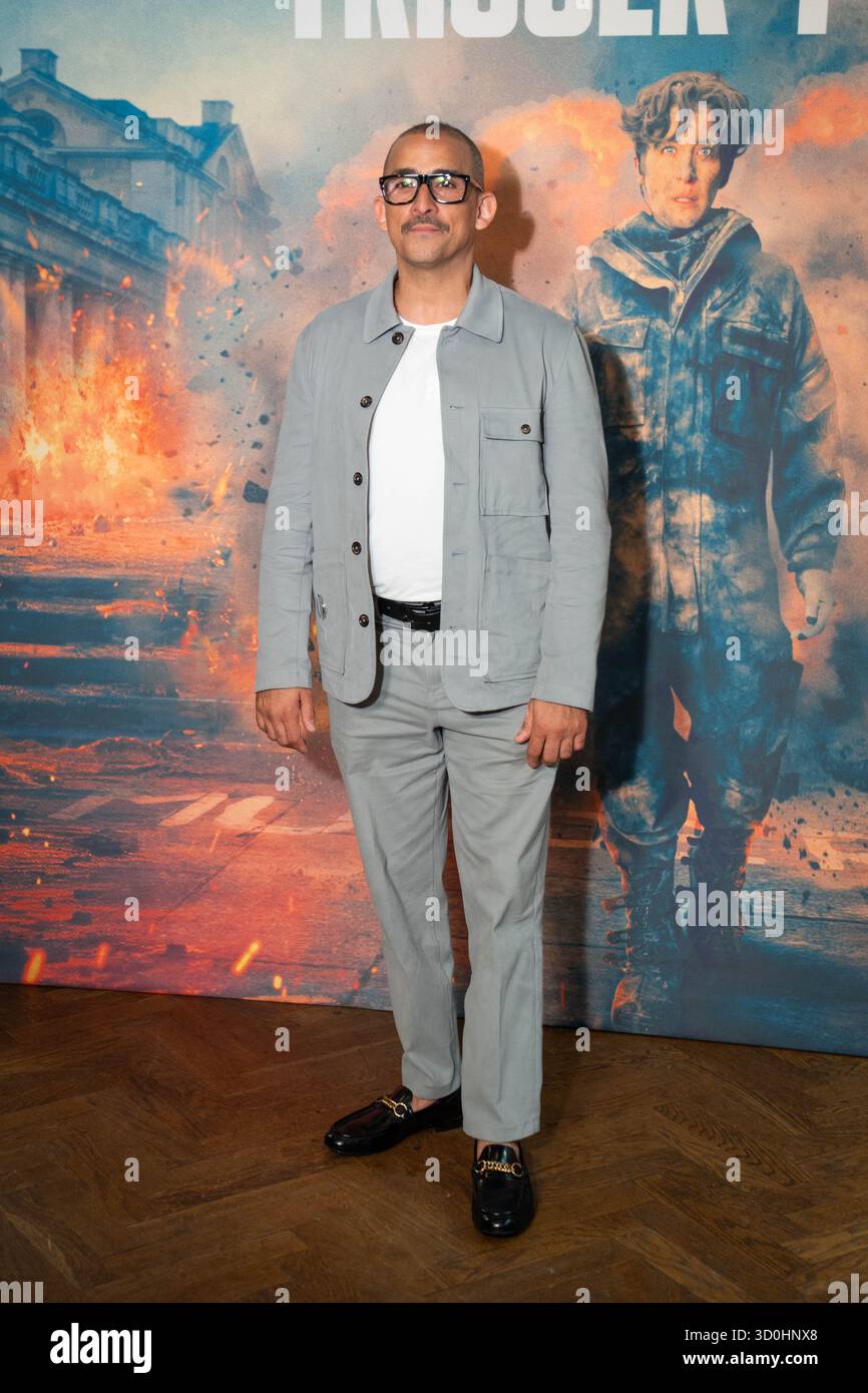 Nabil Elouahabi attending the screening for the new series of Trigger ...