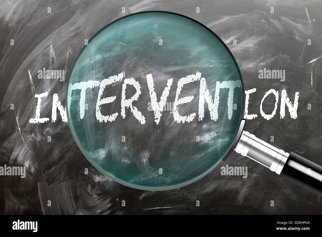 Intervention - learn, study and inspect it. Taking a closer look at ...