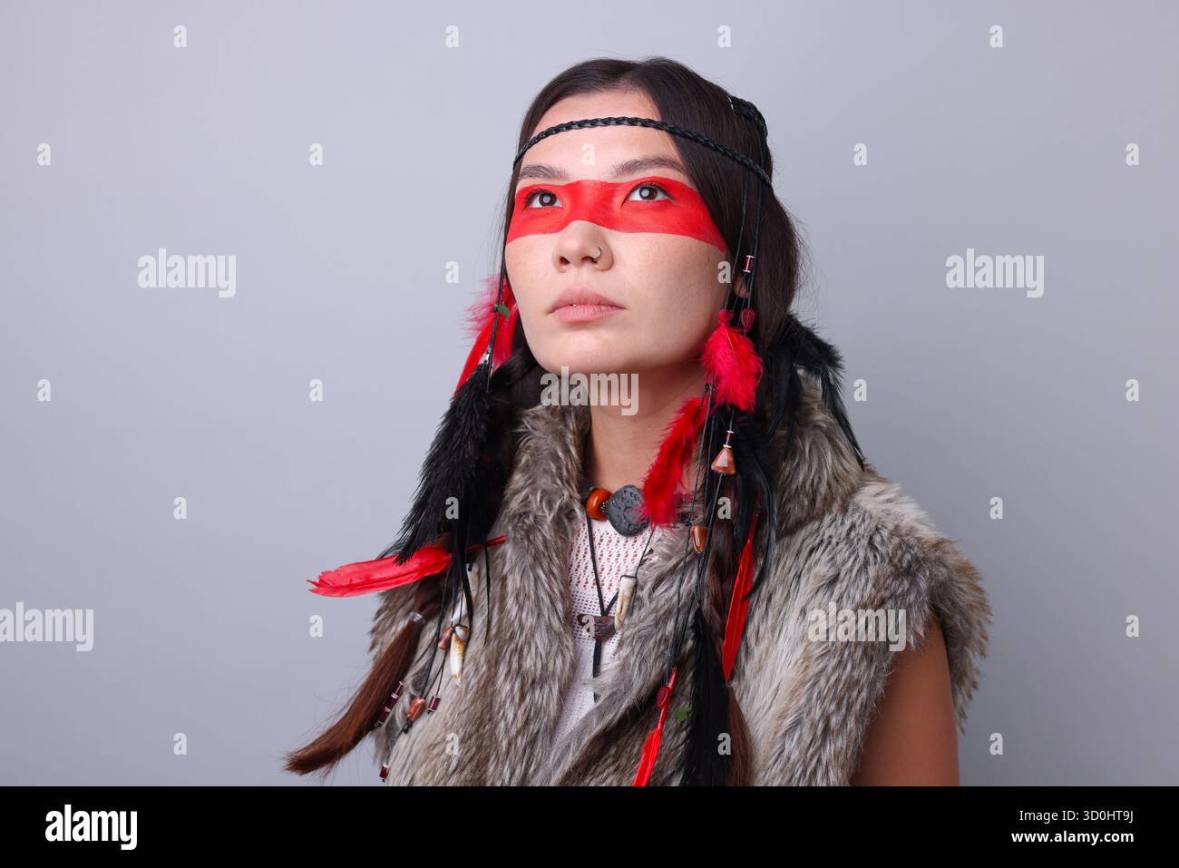 Shaman woman face painting hi-res stock photography and images - Alamy