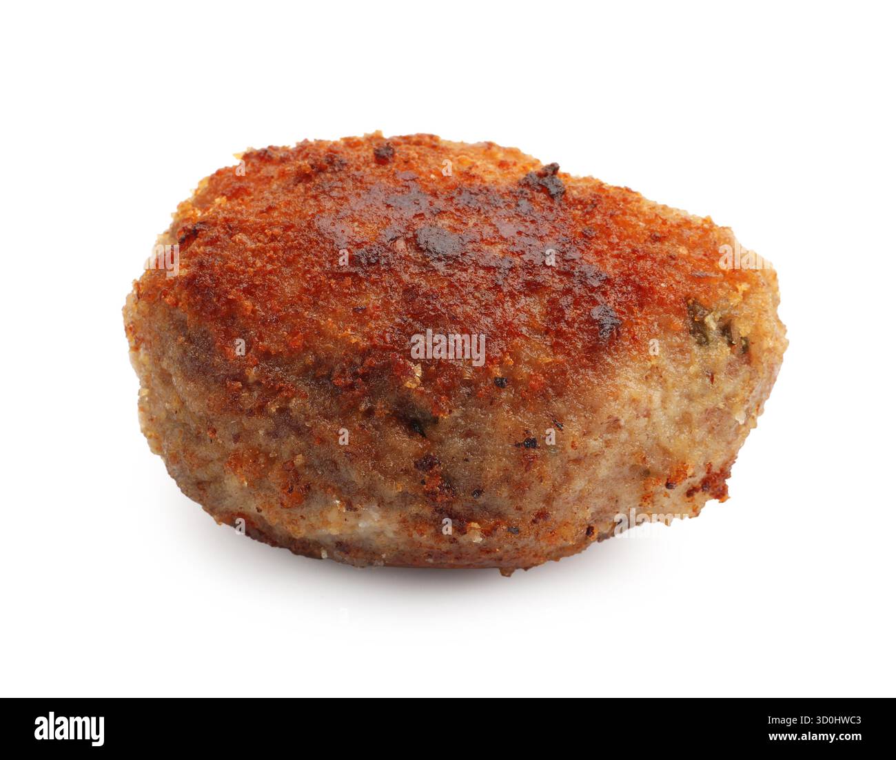 One meat patty isolated Cut Out Stock Images & Pictures - Alamy