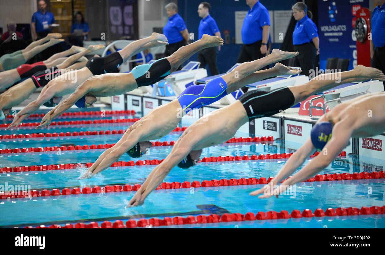 Toronto, Ontario, Canada. 23rd Oct, 2025. JACK ALEXY of the USA swims ...