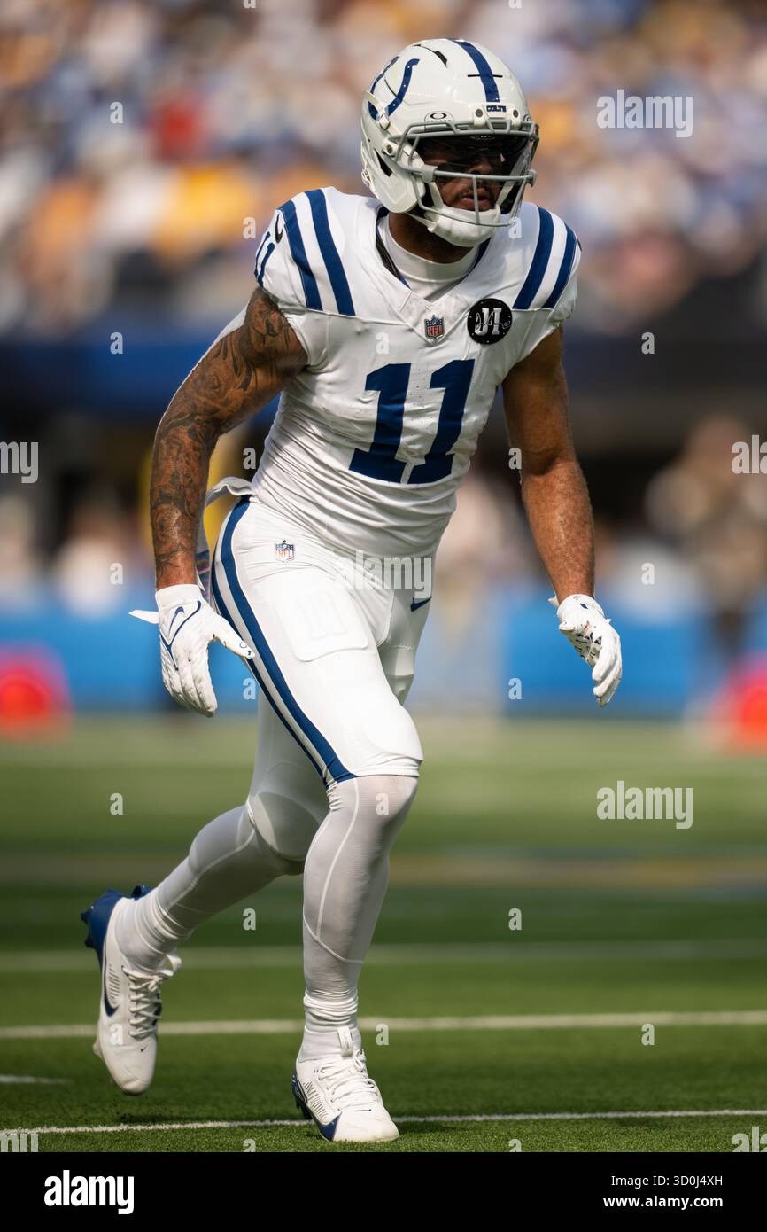 Indianapolis Colts wide receiver Michael Pittman (11) runs during an ...