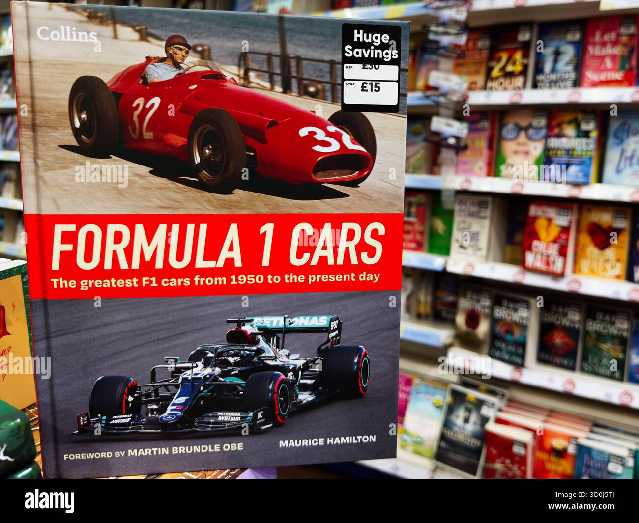 Manchester, UK - September 26, 2025: Formula 1 Cars book by Maurice ...