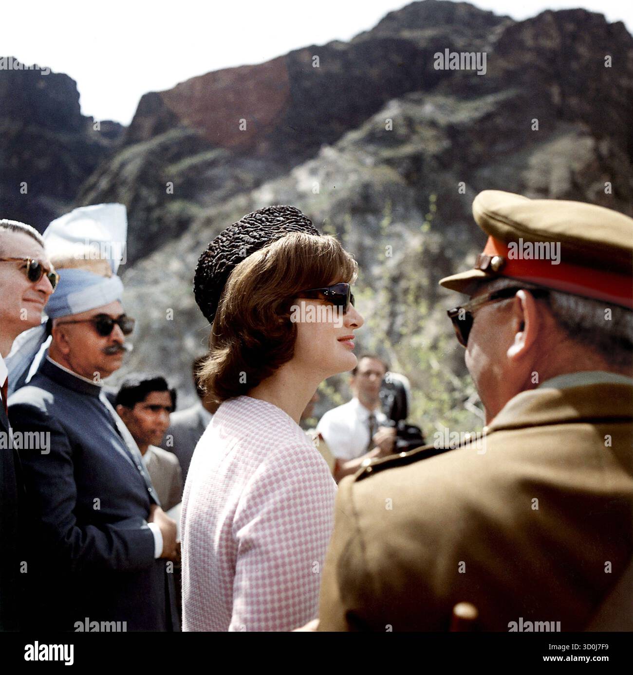 U.S. First Lady Jacqueline Kennedy visiting Khyber Pass, Khyber ...