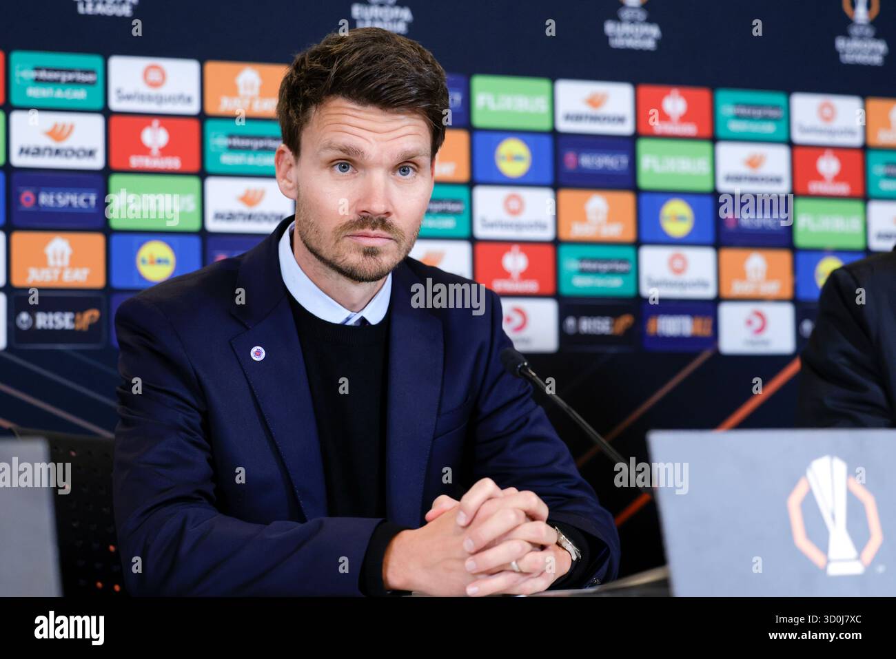 Bergen 20251023. Rangers head coach Danny Rohl after the loss in the ...