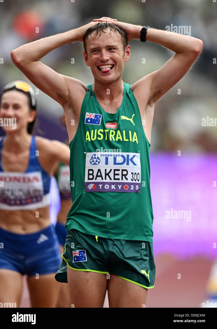 Mitchell Baker of Australia competing in the World Athletics ...