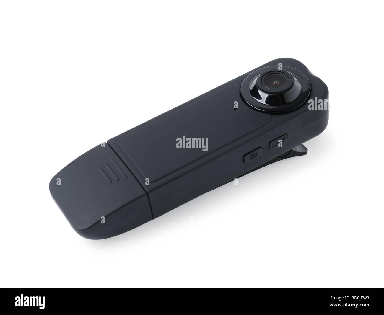 Modern hidden spy camera isolated on white Stock Photo - Alamy