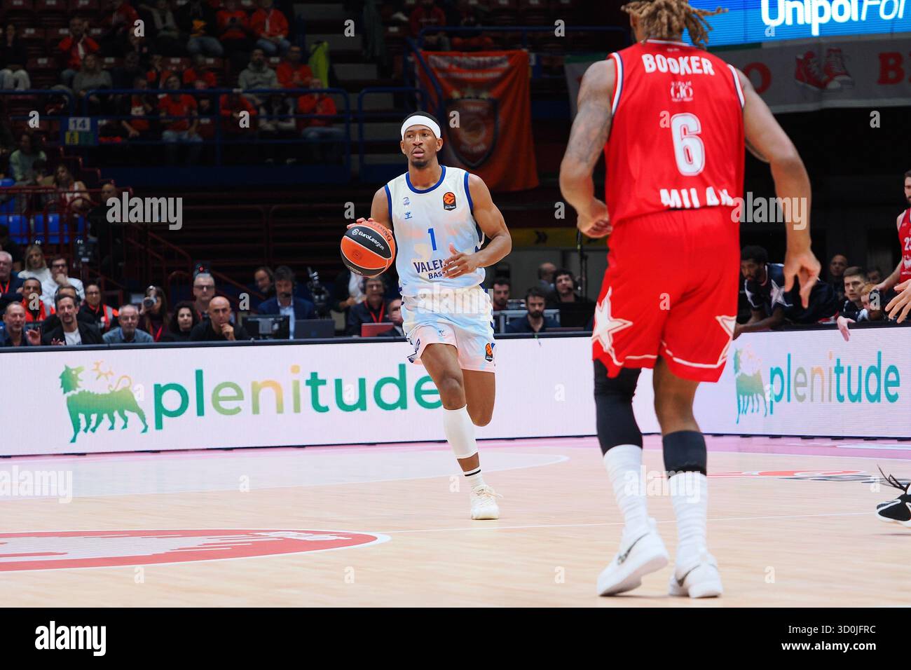 Kameron Taylor (Valencia Basket) during Olimpia Milano vs Valencia BC ...