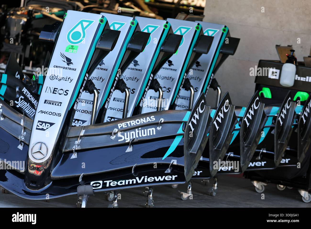 Mercedes AMG F1 W16 front wings. 23.10.2025. Formula 1 World ...