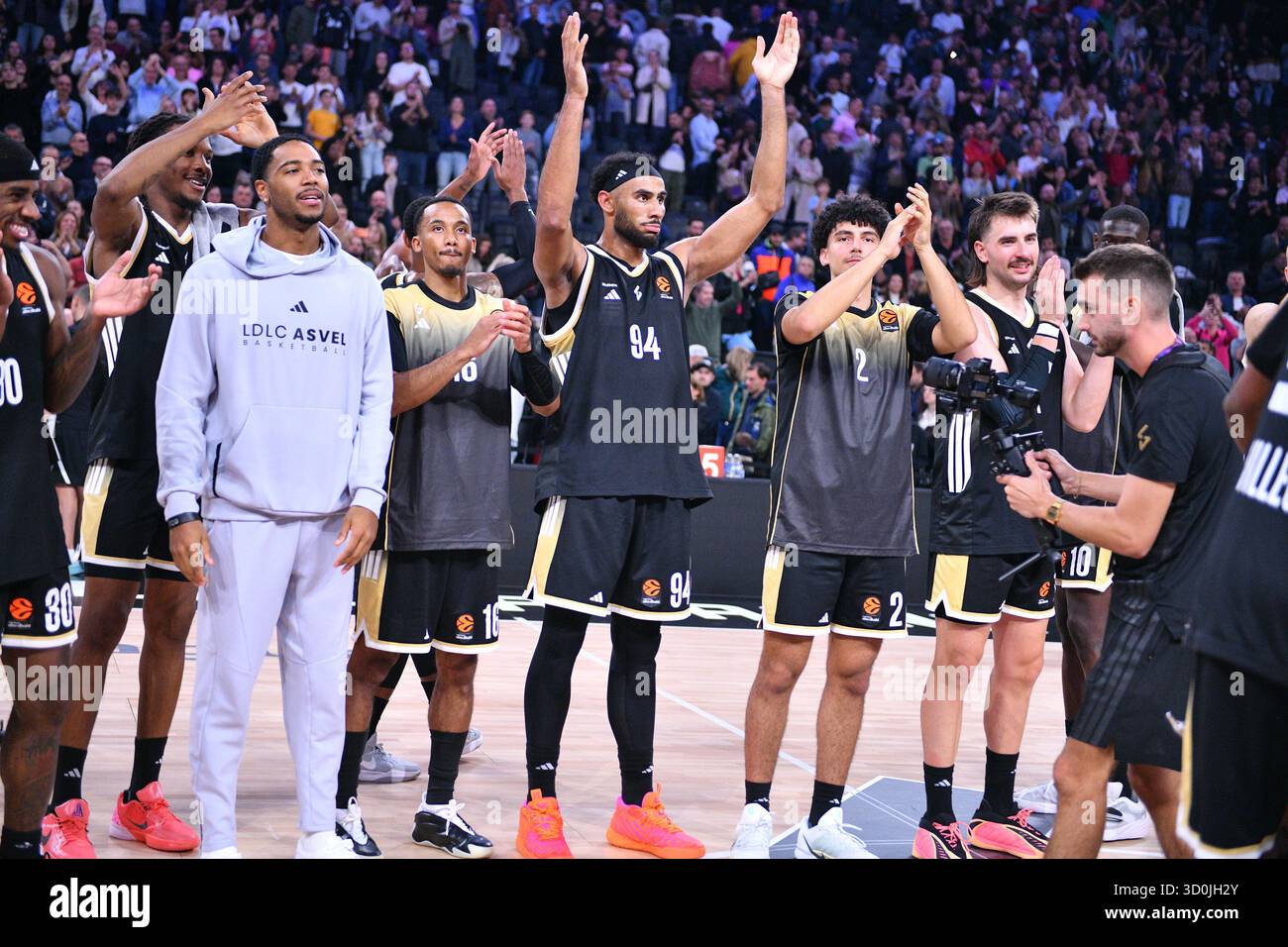 LDLC ASVEL after their win during the Turkish Airlines EuroLeague ...