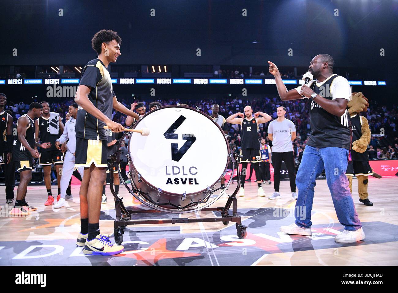 LDLC ASVEL after their win during the Turkish Airlines EuroLeague ...