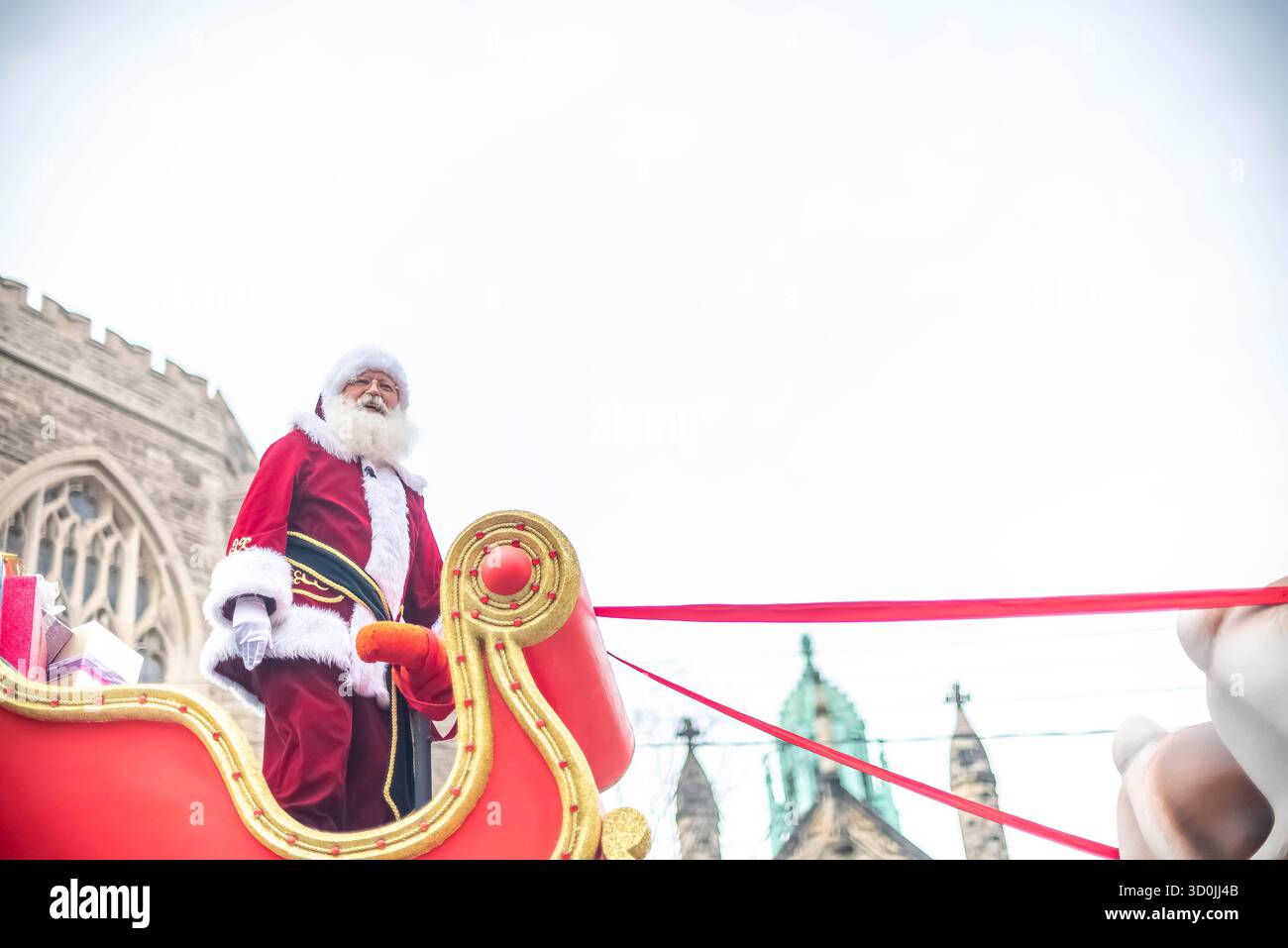 Toronto Ontario, Canada- November 26th, 2023: Santa Claus at Toronto ...