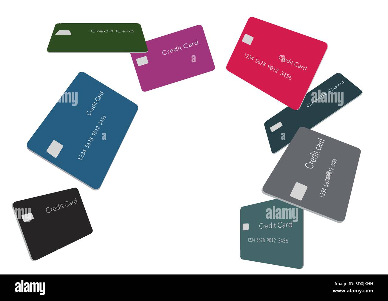 Select a card Stock Vector Images - Alamy