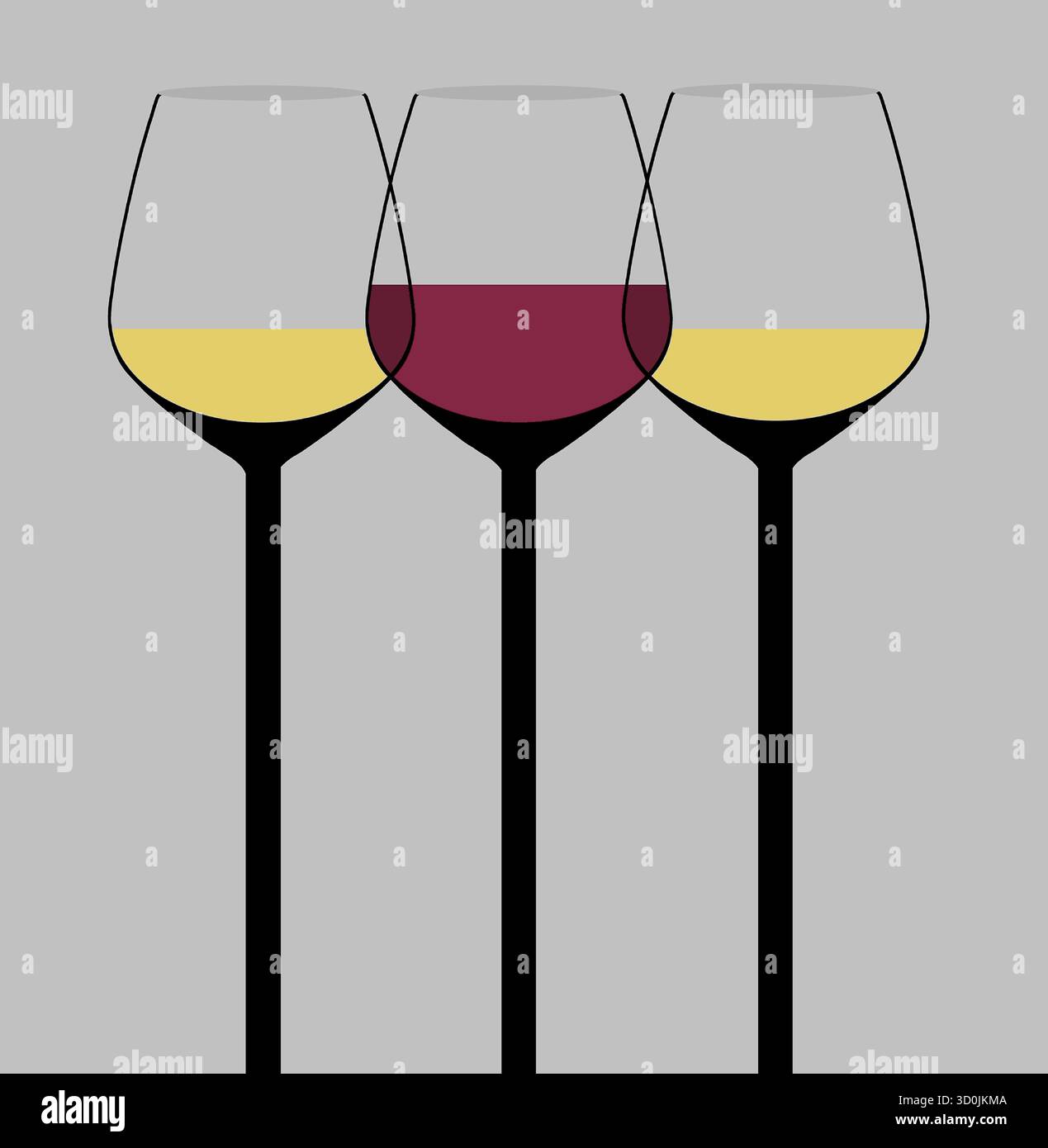 Stylish glassware Stock Vector Images - Alamy