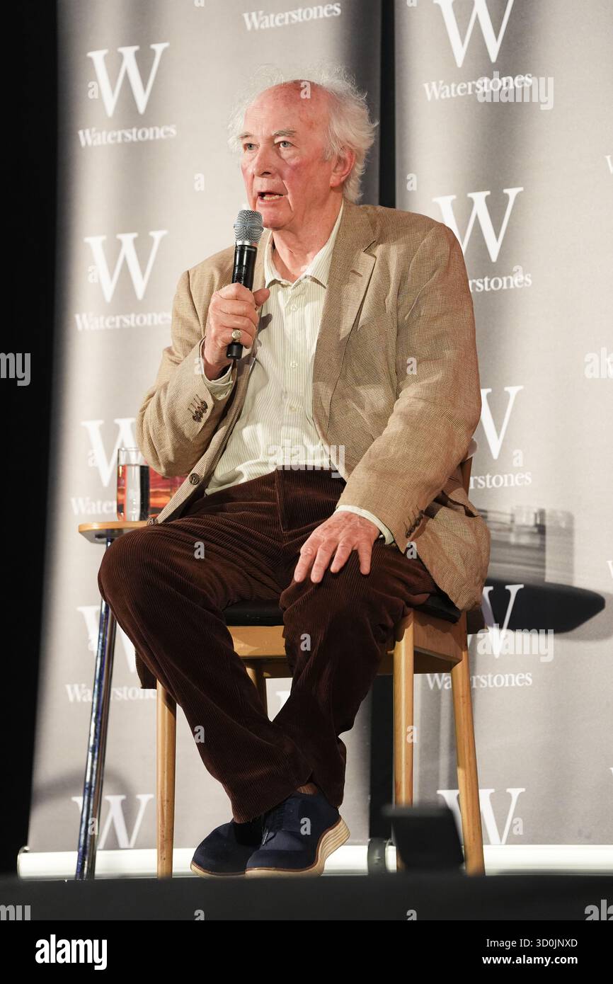 Philip Pullman during a launch event for the long-awaited conclusion to ...
