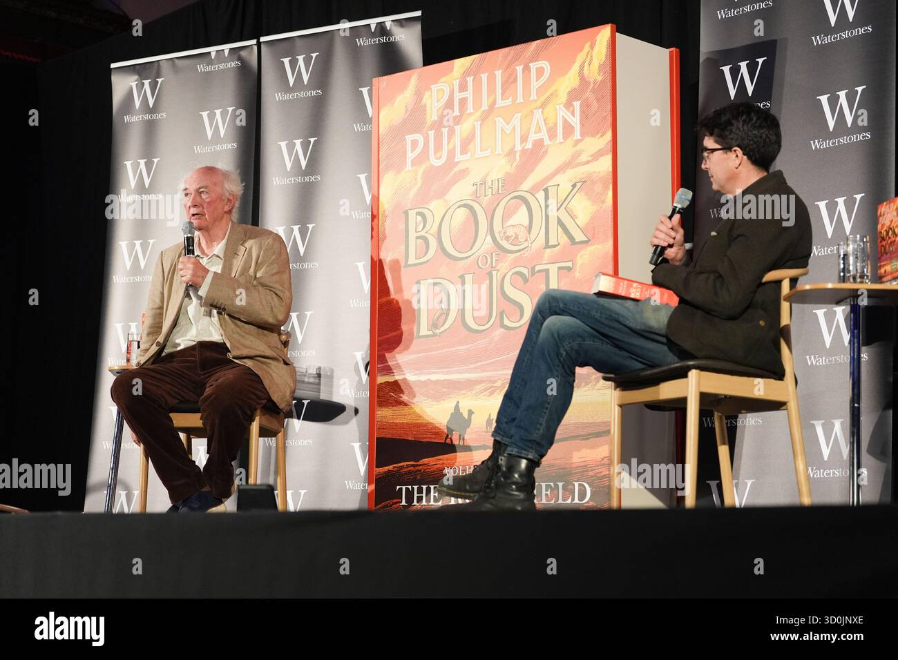 Philip Pullman during a launch event for the long-awaited conclusion to ...