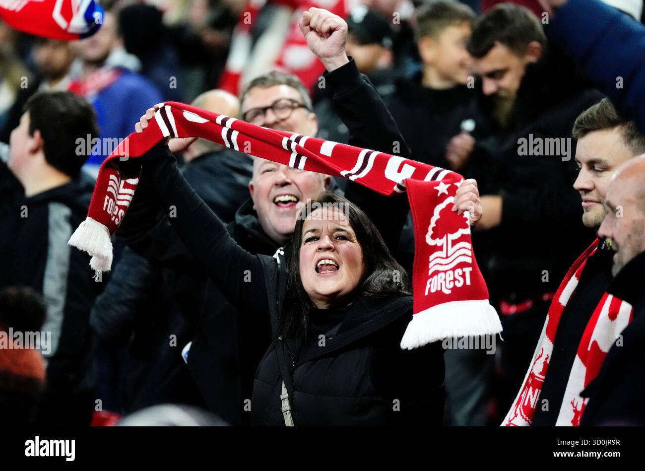 Nottingham Forest fans during the UEFA Europa League match at the City ...
