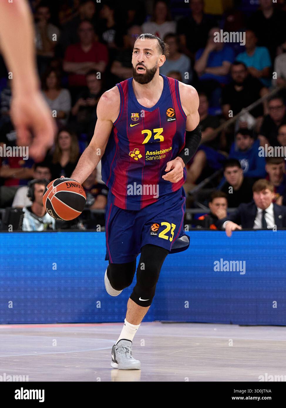 Tornike Shengelia of FC Barcelona in action during the EuroLeague ...