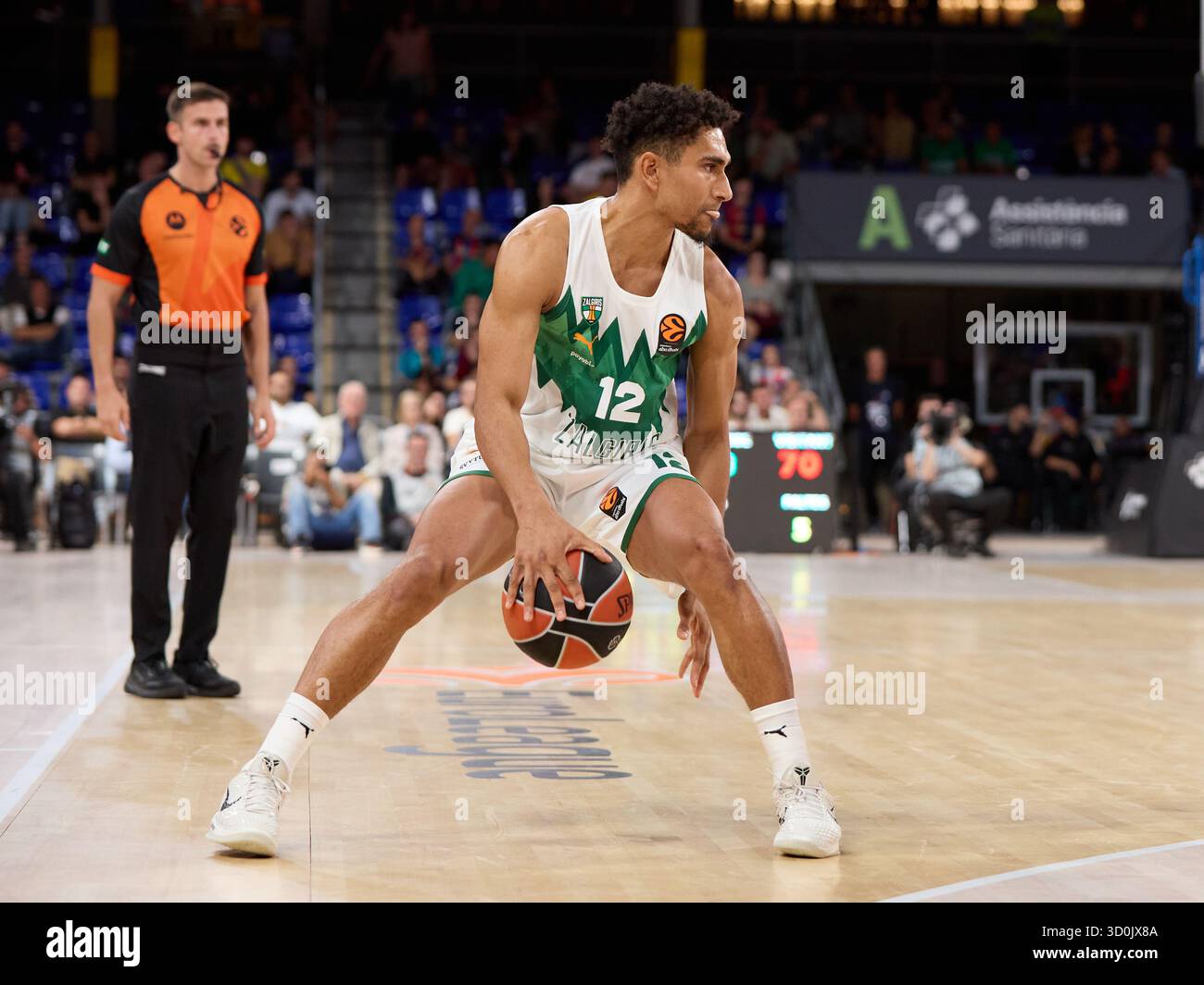 Maodo LO of Zalgiris Kaunas in action during the EuroLeague Regular ...