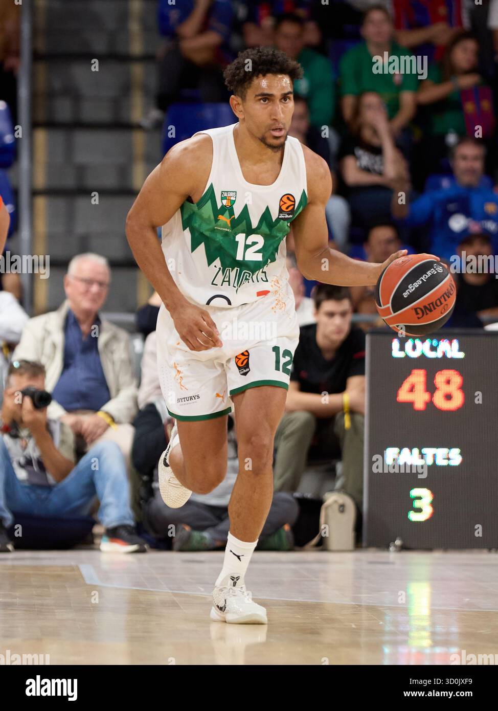 Maodo LO of Zalgiris Kaunas in action during the EuroLeague Regular ...
