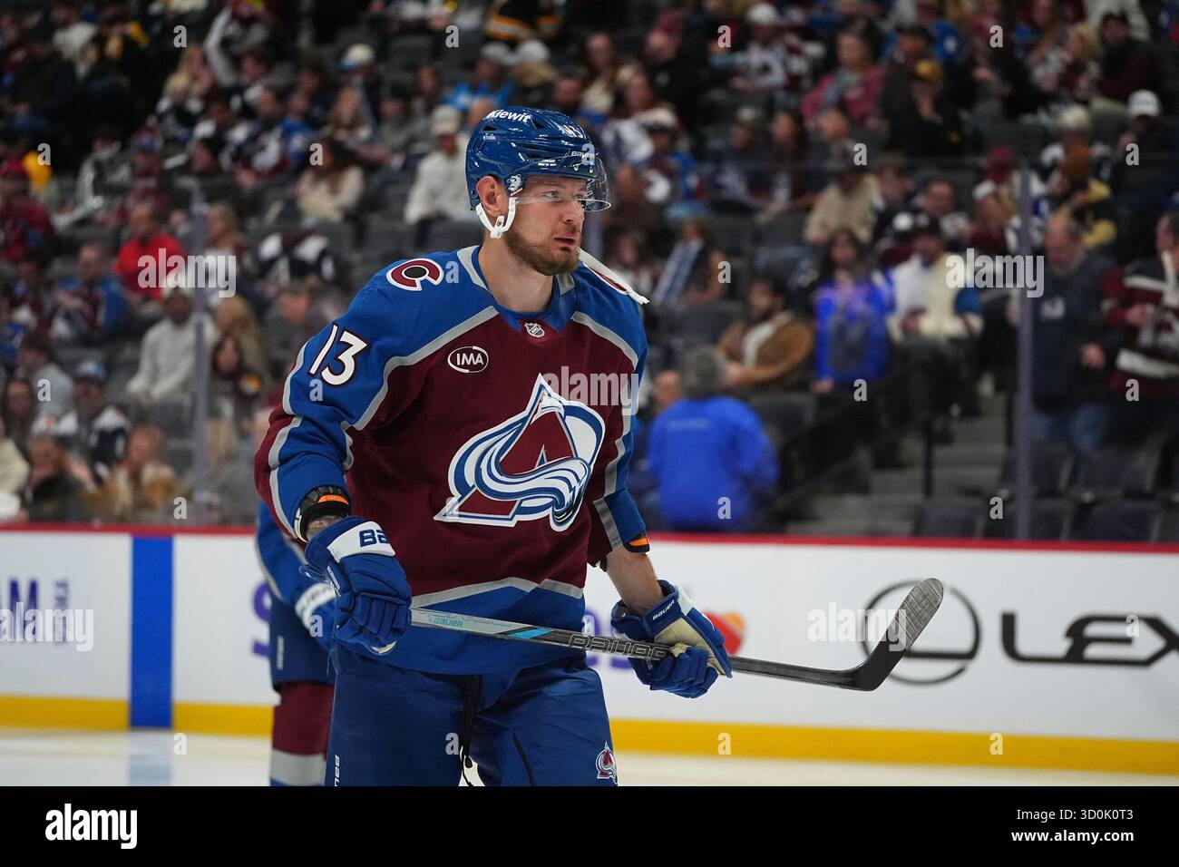 Colorado Avalanche right wing Valeri Nichushkin (13) in the second ...