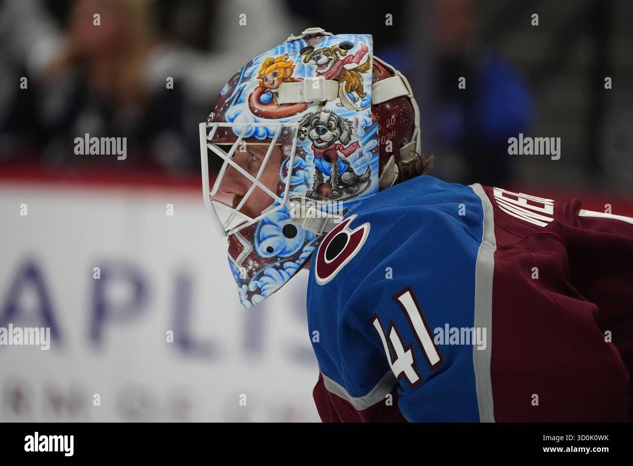 Colorado Avalanche goaltender Scott Wedgewood (41) in the second period ...