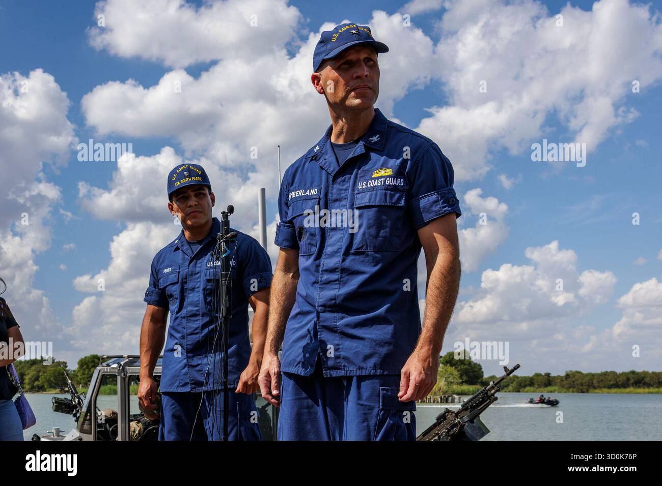 Captain Christopher Cumberland, commander of Coast Guard Forces Rio ...