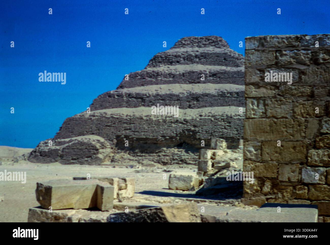 The area around the Great Pyramid of Giza, the largest of the three ...